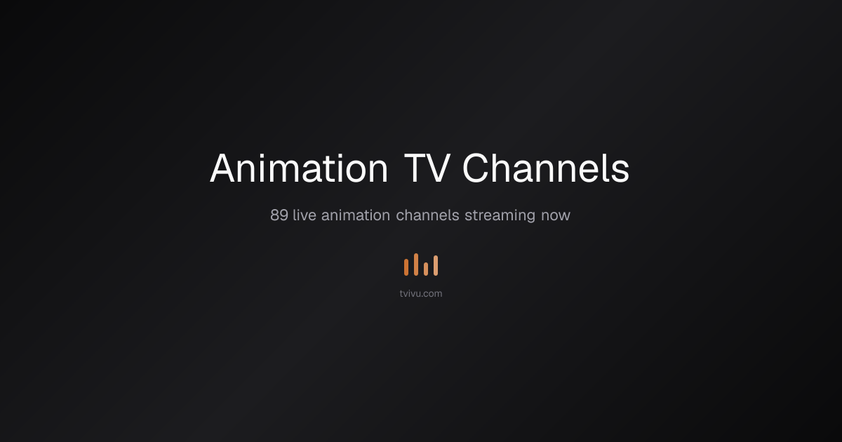 Animation TV channels | Tvivu