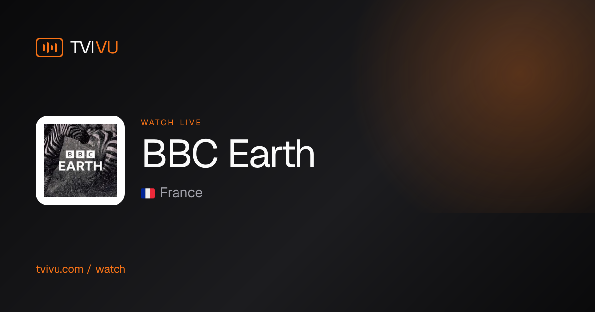Bbc Earth En Direct · Documentaires Nature Tvivu