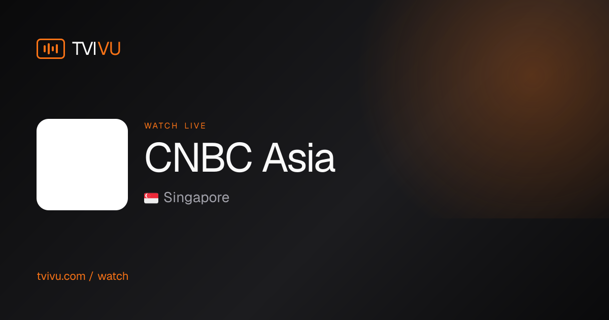 CNBC Asia Live · Business TV from Singapore | Tvivu