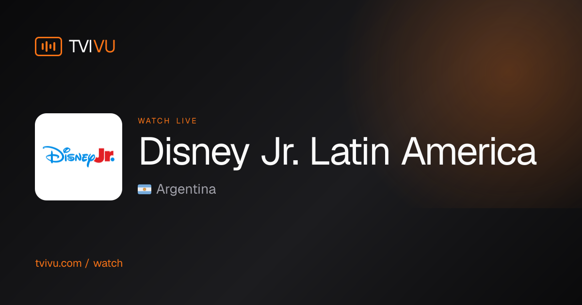 Disney Jr. Latin America · Live Kids & Animation | Tvivu