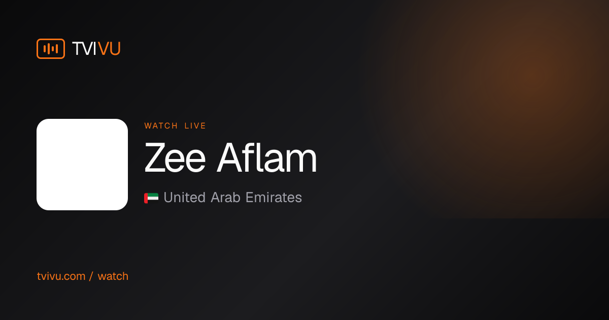 Zee Aflam - Watch Live TV | Tvivu